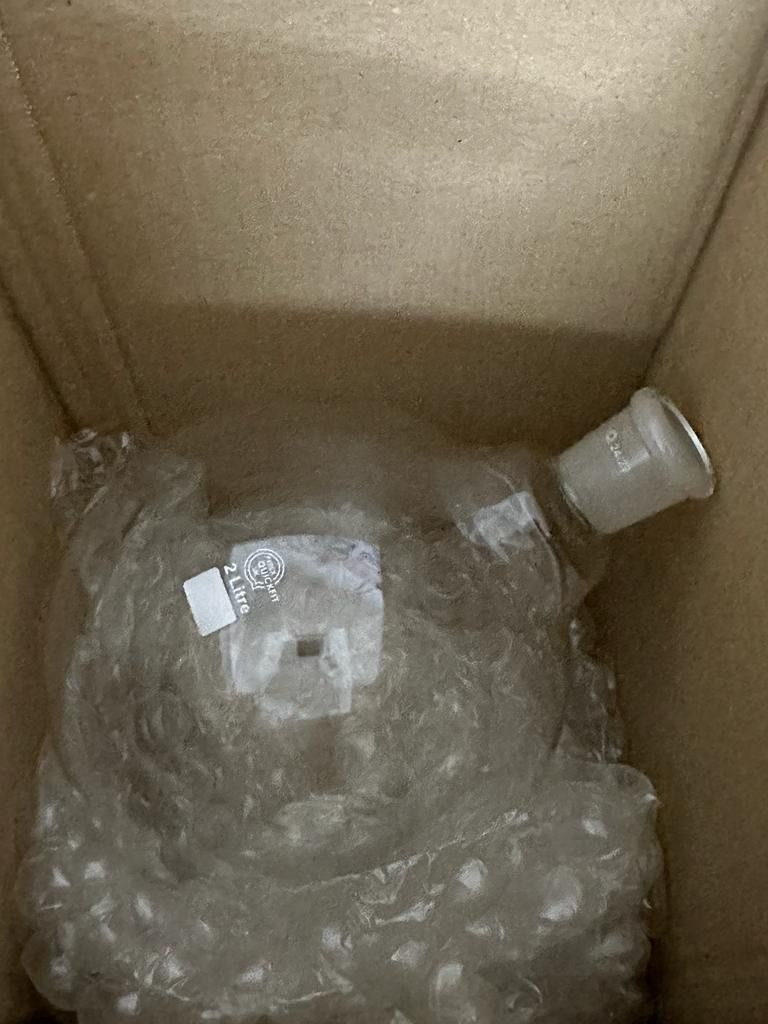 Scilabware FR2L/3S Pyrex Quickfit 2000ML RB Flask Glassware for ...