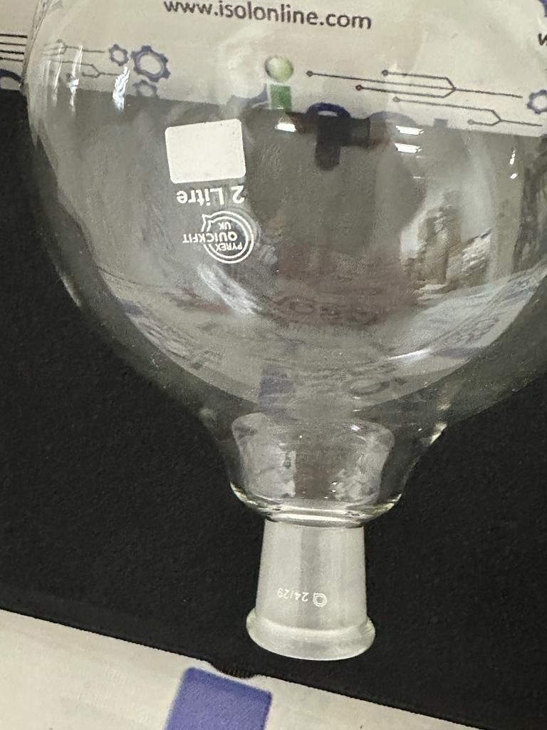 Scilabware FR2L/3S Pyrex Quickfit 2000ML RB Flask Glassware for ...