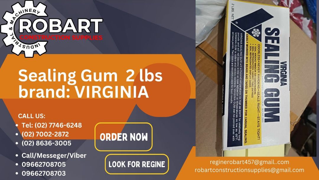 Sealing Gum 2 lbs brand: VIRGINIA, Commercial & Industrial ...