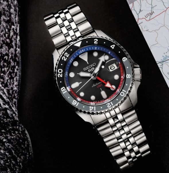 🔥🔥Seiko GMT SSK019J1 Made in Japan PEPSI Chapter Ring Automatic Gents ...