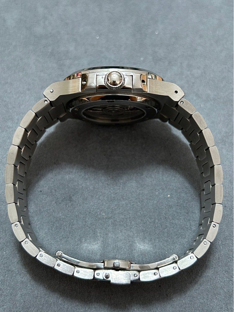 Seiko Nautilus Silver & White Watch, Luxury, Watches on Carousell