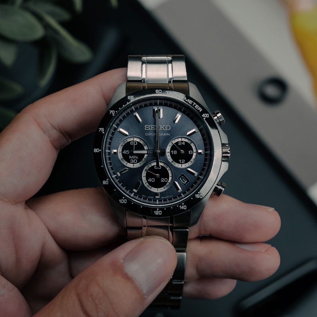 Seiko SBTR027 Chronograph, Men's Fashion, Watches & Accessories ...