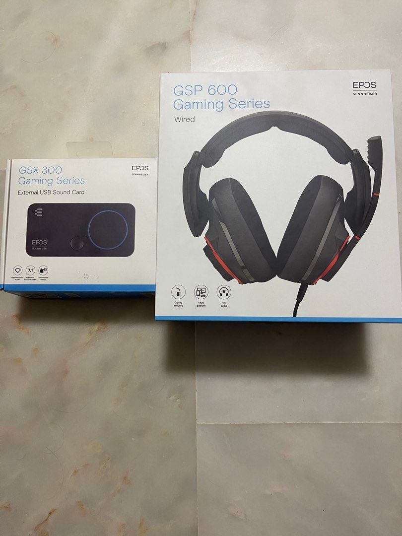 SENNHEISER Gsp 600/Gsx 300 Sound Card, Audio, Headphones & Headsets on ...