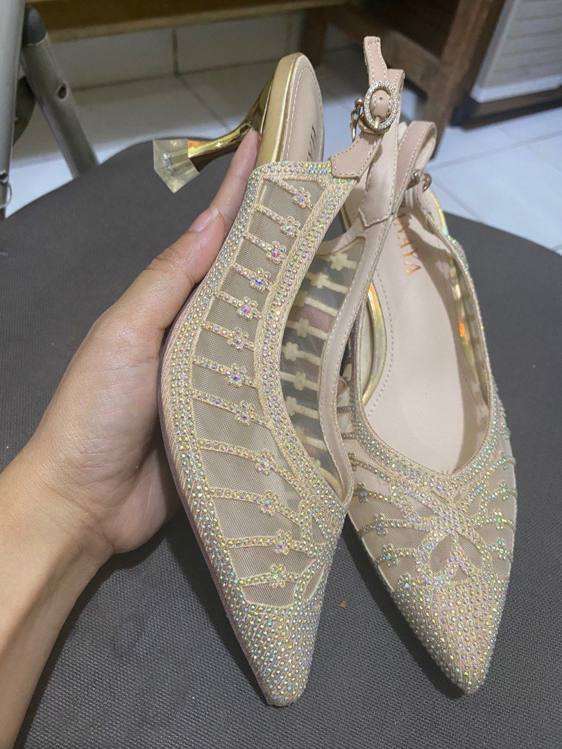 Sepatu Nikah- Hanaya like New (High Heels), Fesyen Wanita, Sepatu di ...