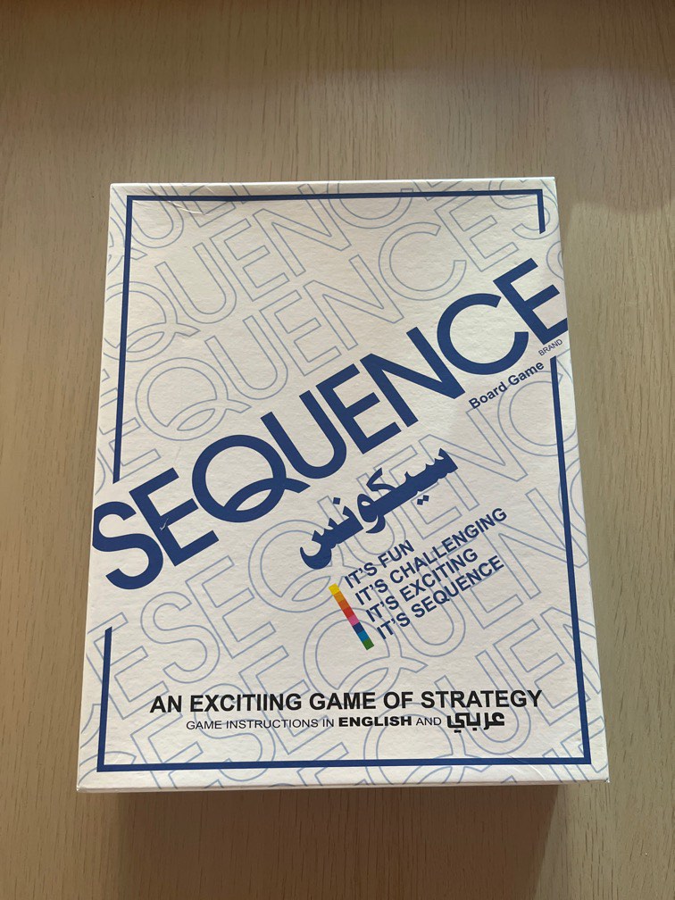 Sequence Board Game, Hobbies & Toys, Toys & Games on Carousell
