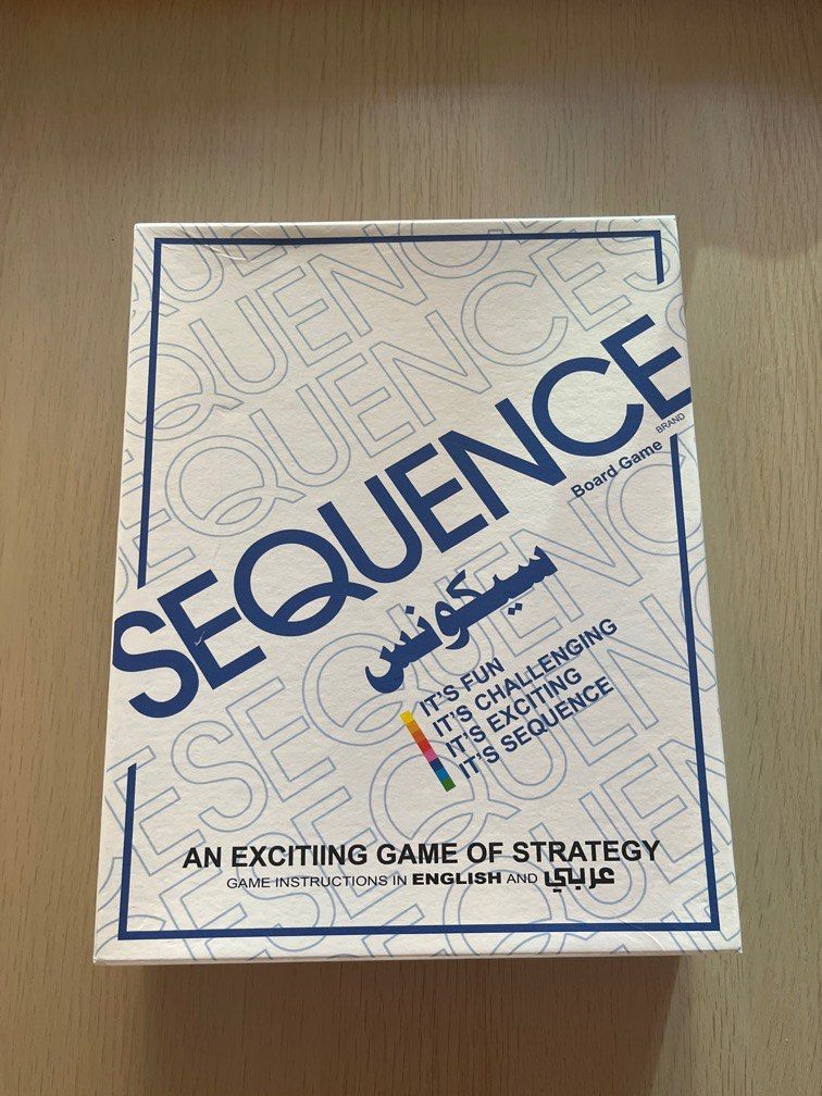 Sequence Board Game, Hobbies & Toys, Toys & Games on Carousell