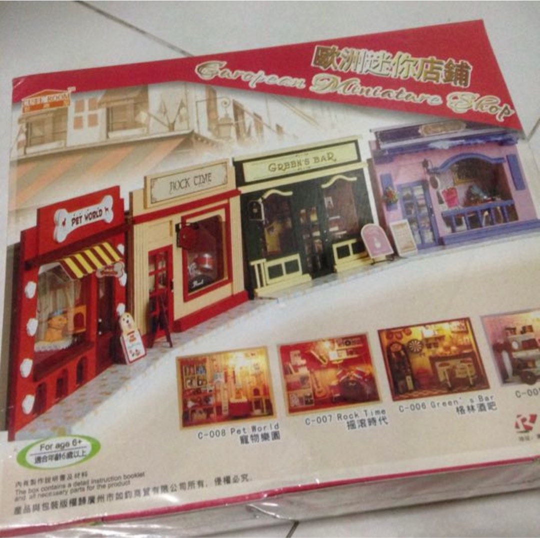 Series: Rock Time Shop | Hands Craft DIY Miniature Shop Kit | 3D Model ...