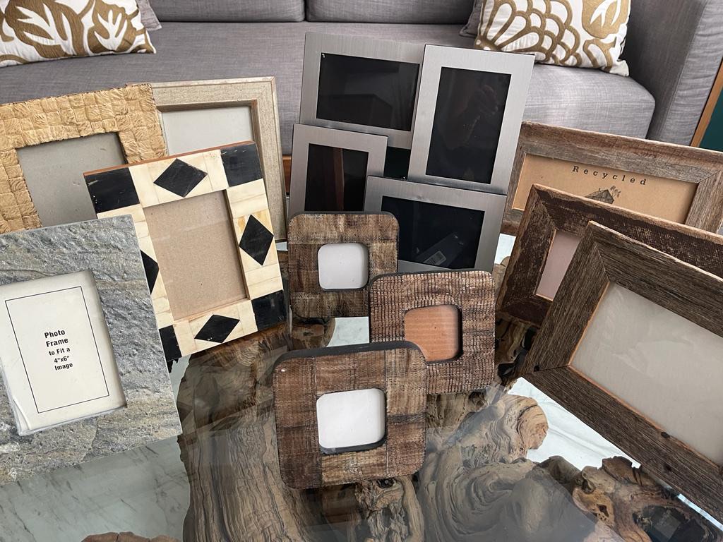 Set of 11 gorgeous natural style rustic chic picture frames, Furniture ...