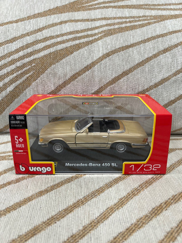 Shell Burago Mercedes-Benz 450 SL 1/32 Car Model, Hobbies & Toys, Toys ...