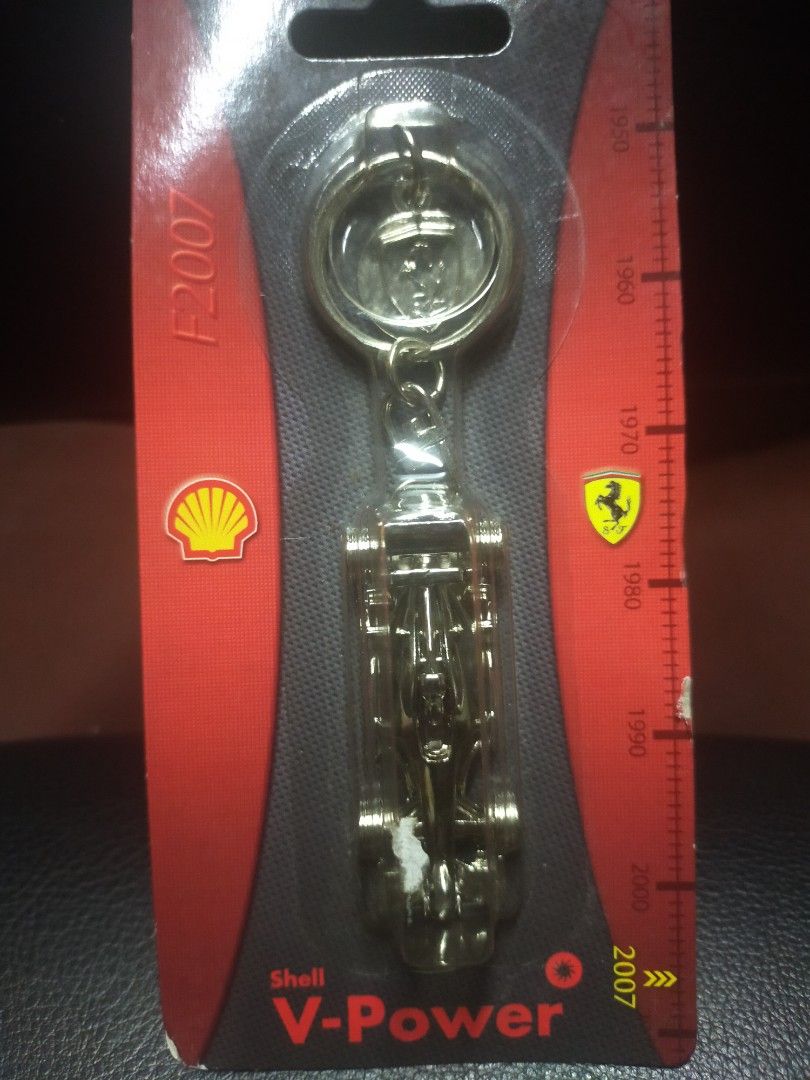 Shell v-power ferrari keychain sold as set, Hobbies & Toys, Memorabilia ...