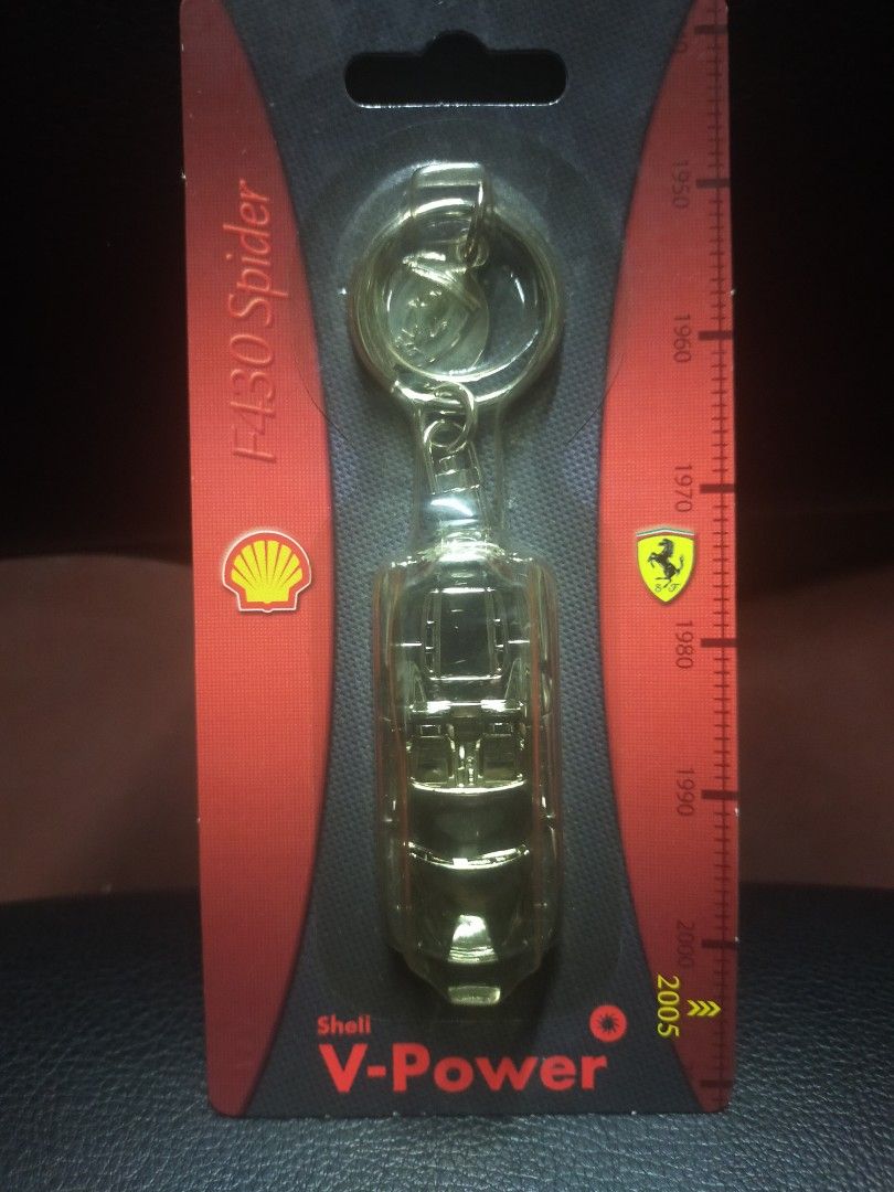 Shell v-power ferrari keychain sold as set, Hobbies & Toys, Memorabilia ...