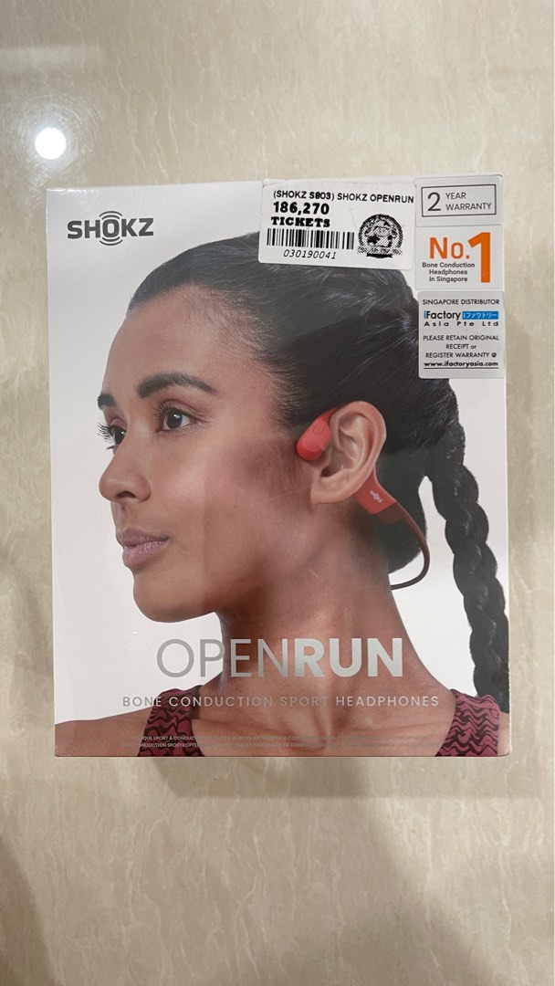 Shokz Openrun Red, Audio, Headphones & Headsets on Carousell