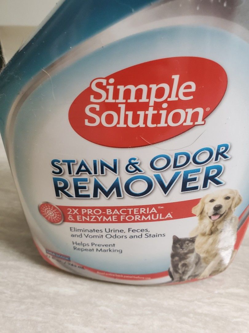 Simple solution stain and odor, Pet Supplies, Homes & Other Pet ...