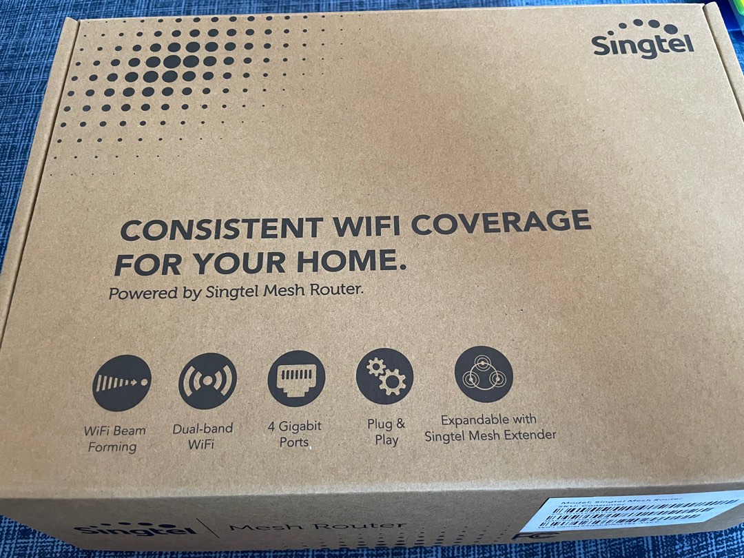 Singtel Mesh Router, Computers & Tech, Parts & Accessories, Networking ...