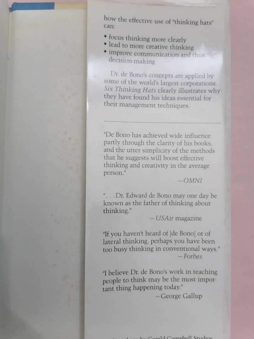 Six Thinking Hats: An Essential Approach To Business Management From ...