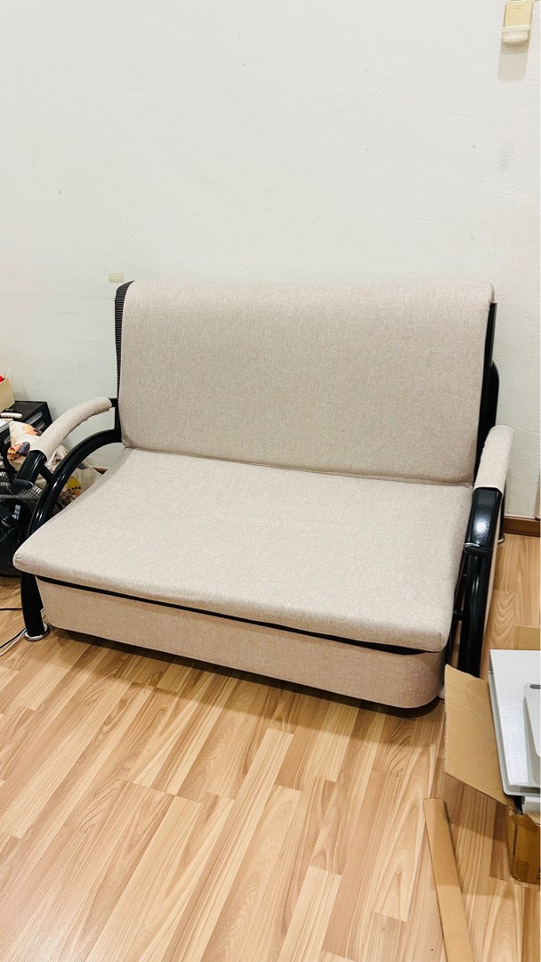 Sofa Bed moving out sale, Furniture & Home Living, Furniture, Bed ...