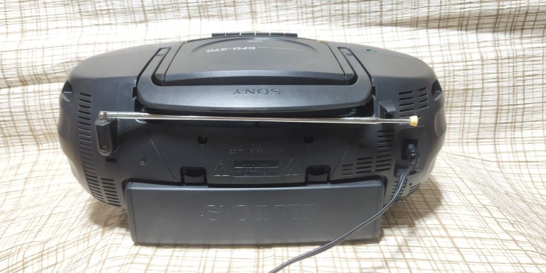 Sony CFD-370 Radio Cassette-corder, Audio, Portable Music Players on Carousell