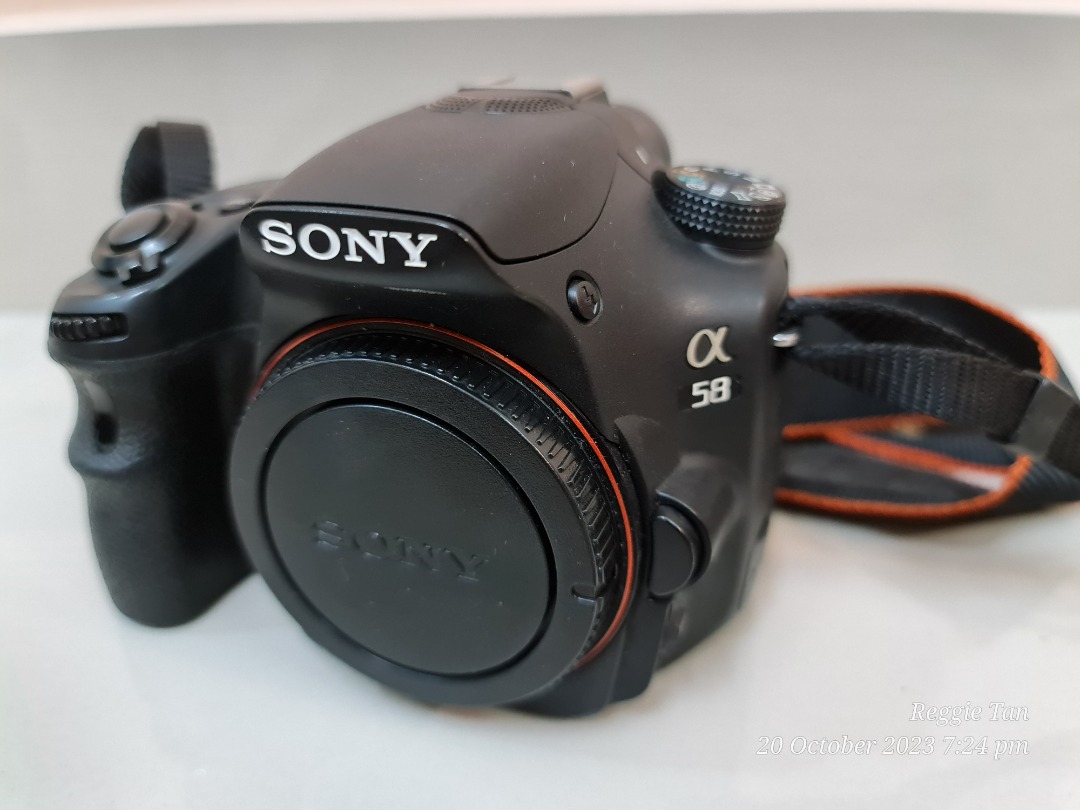 Sony DSLR A58 bundle package with 4 lens, Photography, Cameras on Carousell