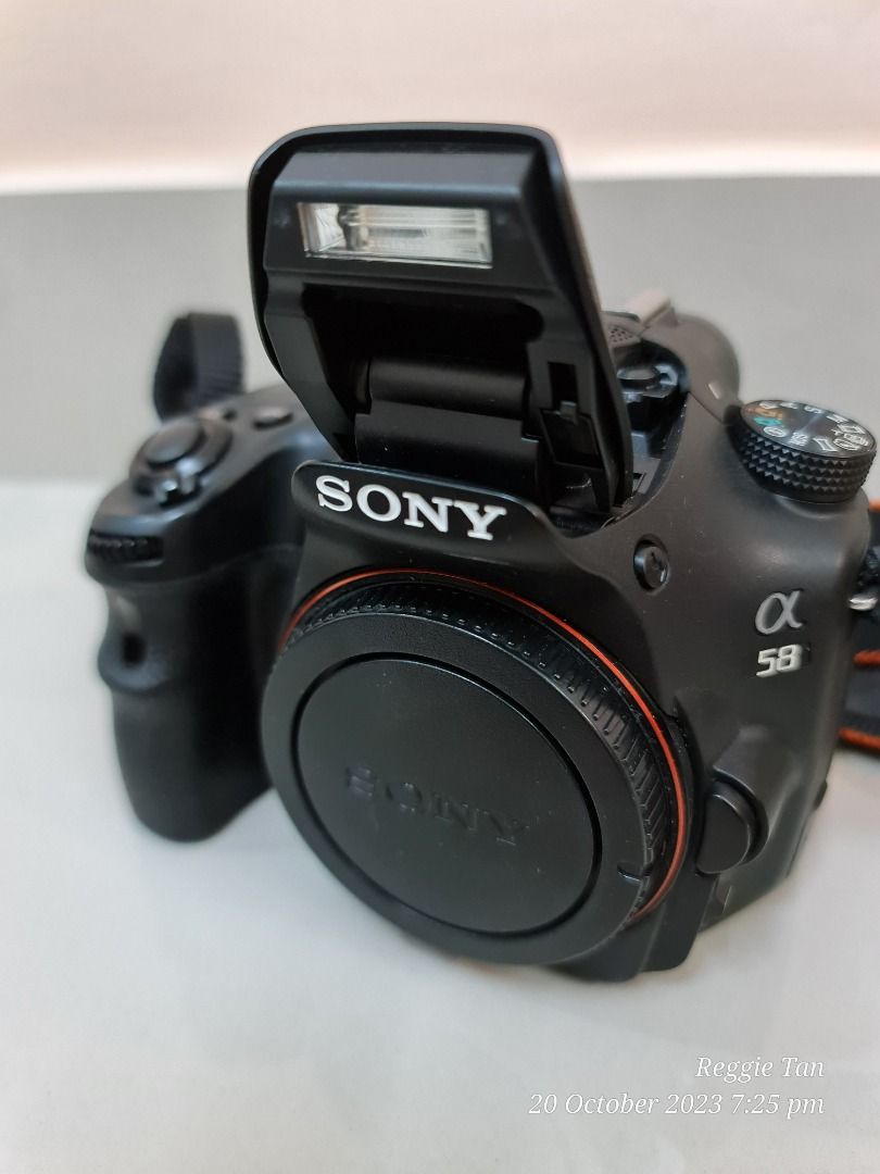 Sony DSLR A58 bundle package with 4 lens, Photography, Cameras on Carousell