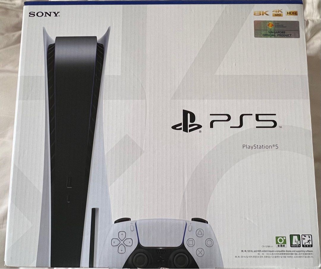 Sony PlayStation 5 (PS5) Disc Console, Video Gaming, Video Game ...