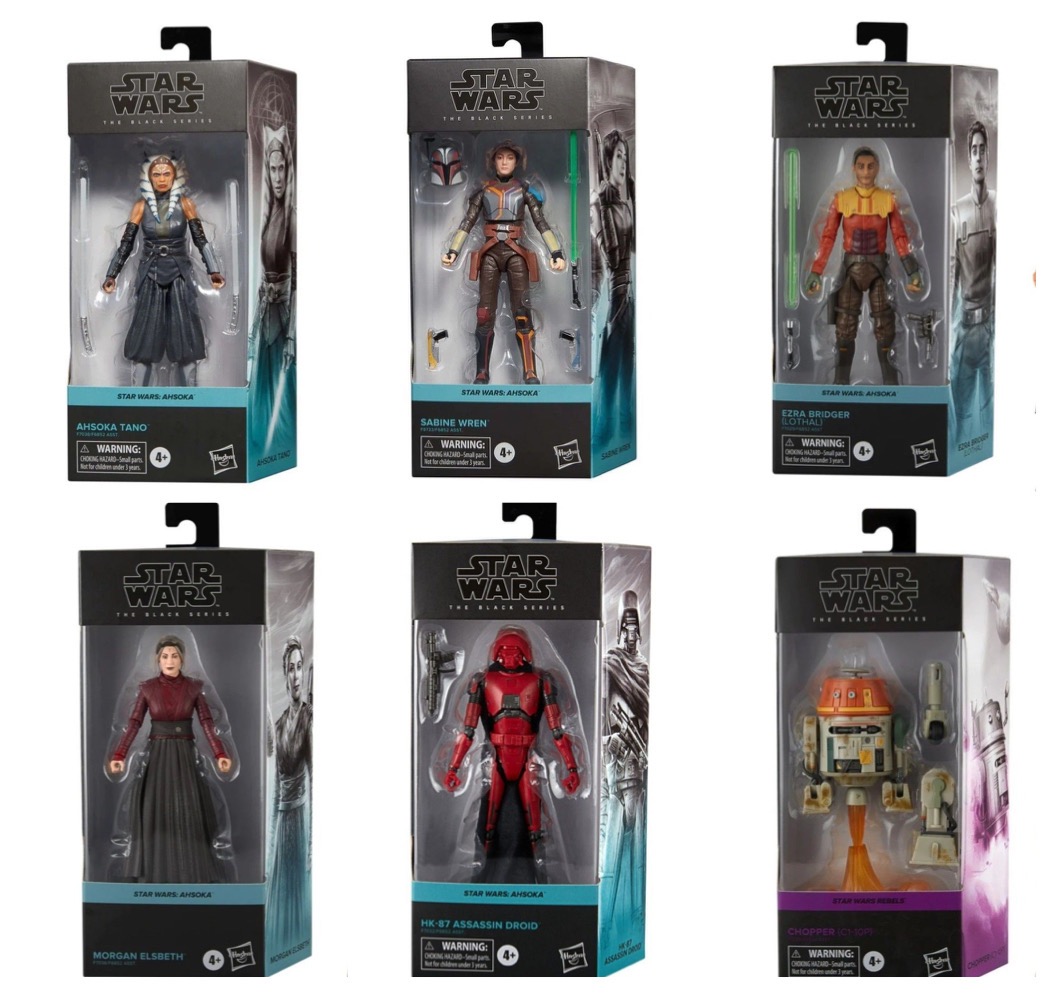 Star Wars 6" Black Series 星球大戰 Ahsoka Tano / Ezra Bridger / Sabine Wren ...