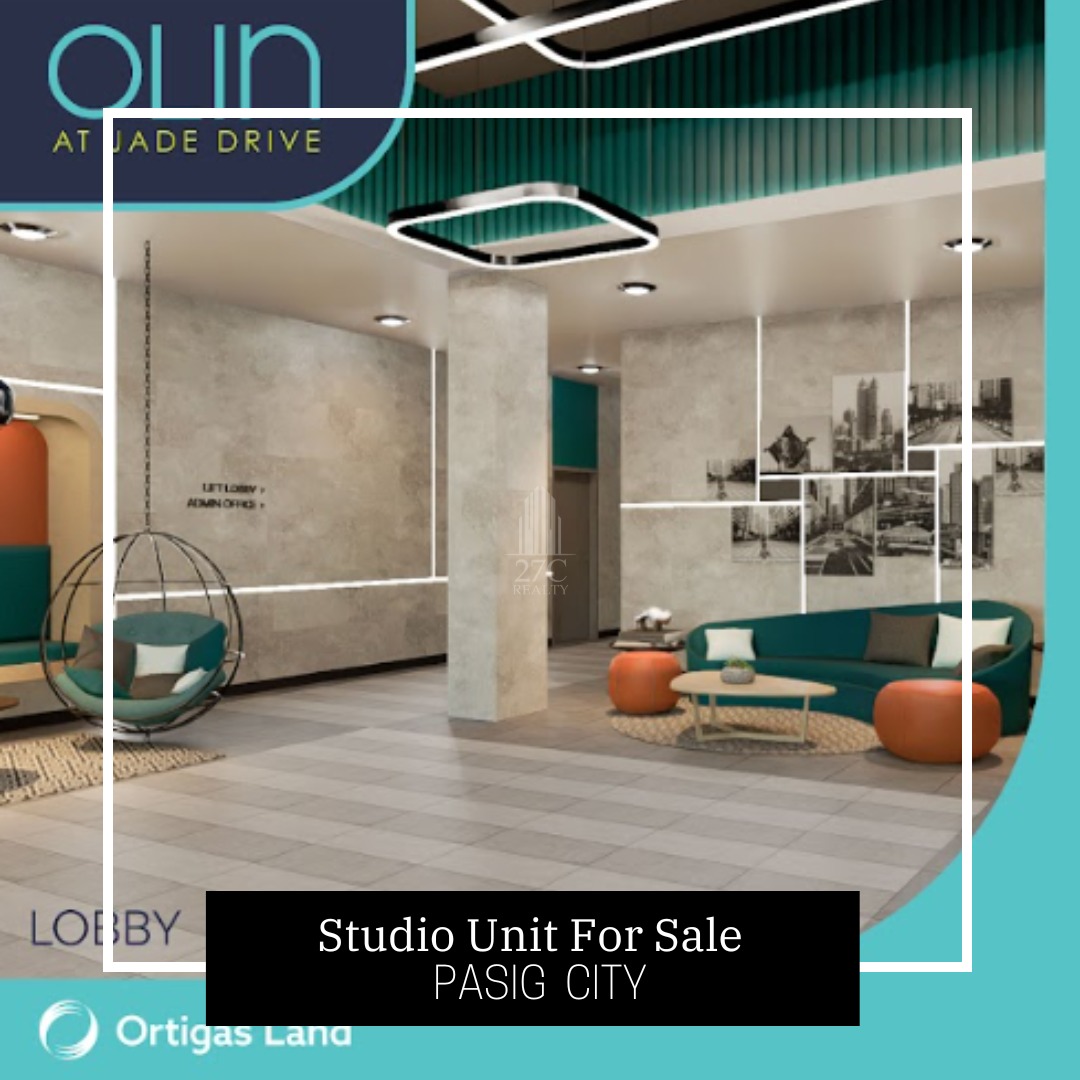 Studio Unit For Sale at Olin at Jade Drive Pasig City, Property, For ...