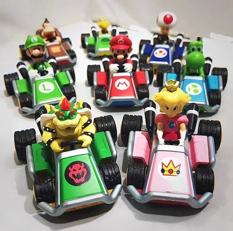 Super Mario Kart Figurines / Cake Toppers (8 Pcs a Set), Hobbies & Toys ...