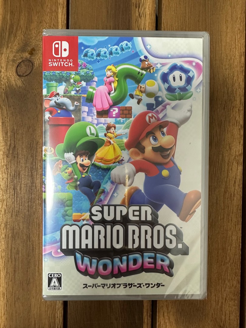 全新日版Switch NS遊戲系列：Super Mario Bros Wonder | 超級瑪利歐兄弟 驚奇, 興趣及遊戲, 玩具 & 遊戲類 ...