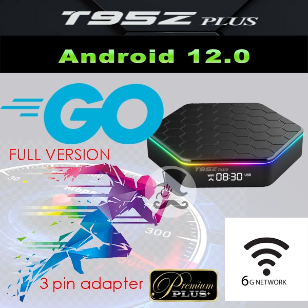 T95Z Plus Android 12 Box GO Premium Full Version Lan Wifi 6, TV & Home ...