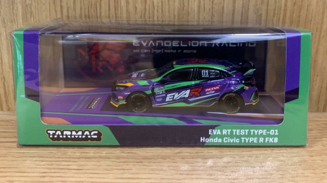 Tarmac 1/64 Honda Civic Type R FK8 EVA Racing, 興趣及遊戲, 玩具 & 遊戲類 - Carousell