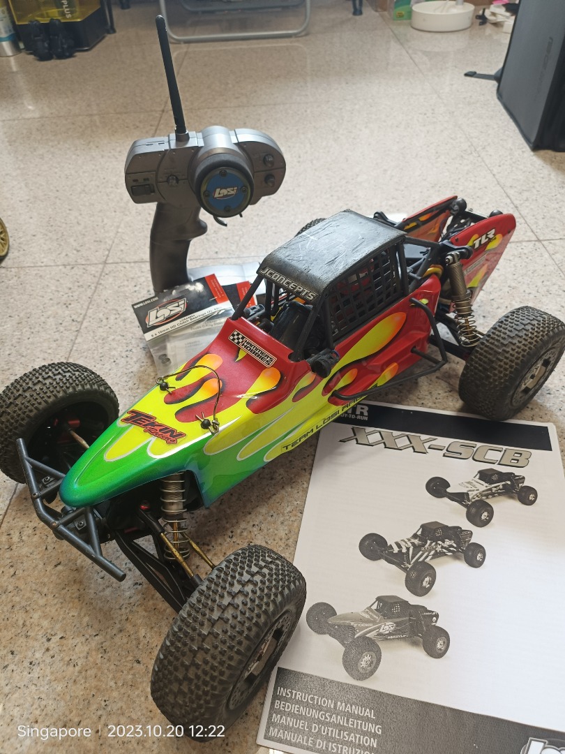 Team Losi 1/10 XXX-SCB Short Course Buggy with TLR Tuning Kit Installed ...