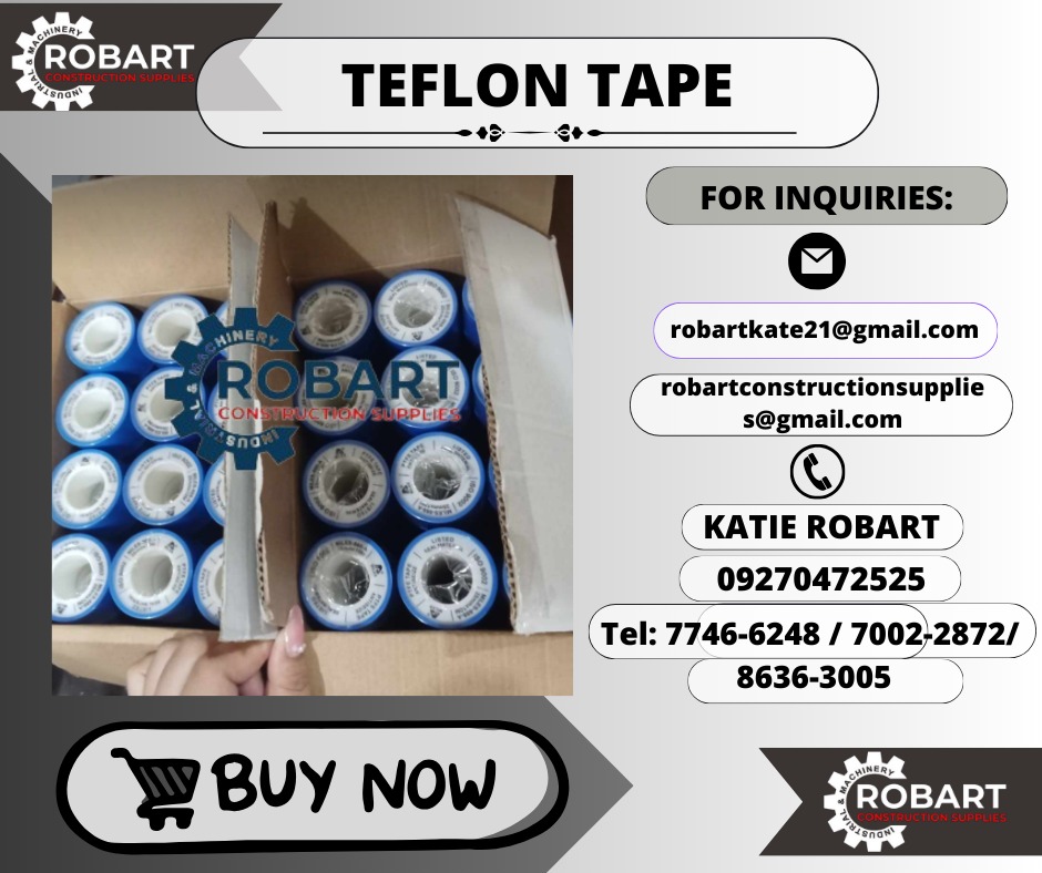 TEFLON TAPE, Commercial & Industrial, Construction Tools & Equipment on ...