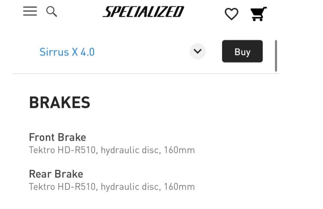 Tektro HD-R510 Flat-mount hydraulic brakes, Sports Equipment, Bicycles ...