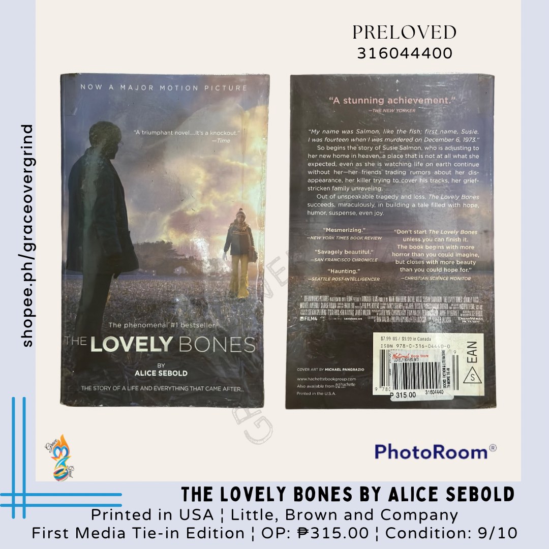 THE LOVELY BONES by Alice Sebold, Hobbies & Toys, Books & Magazines ...