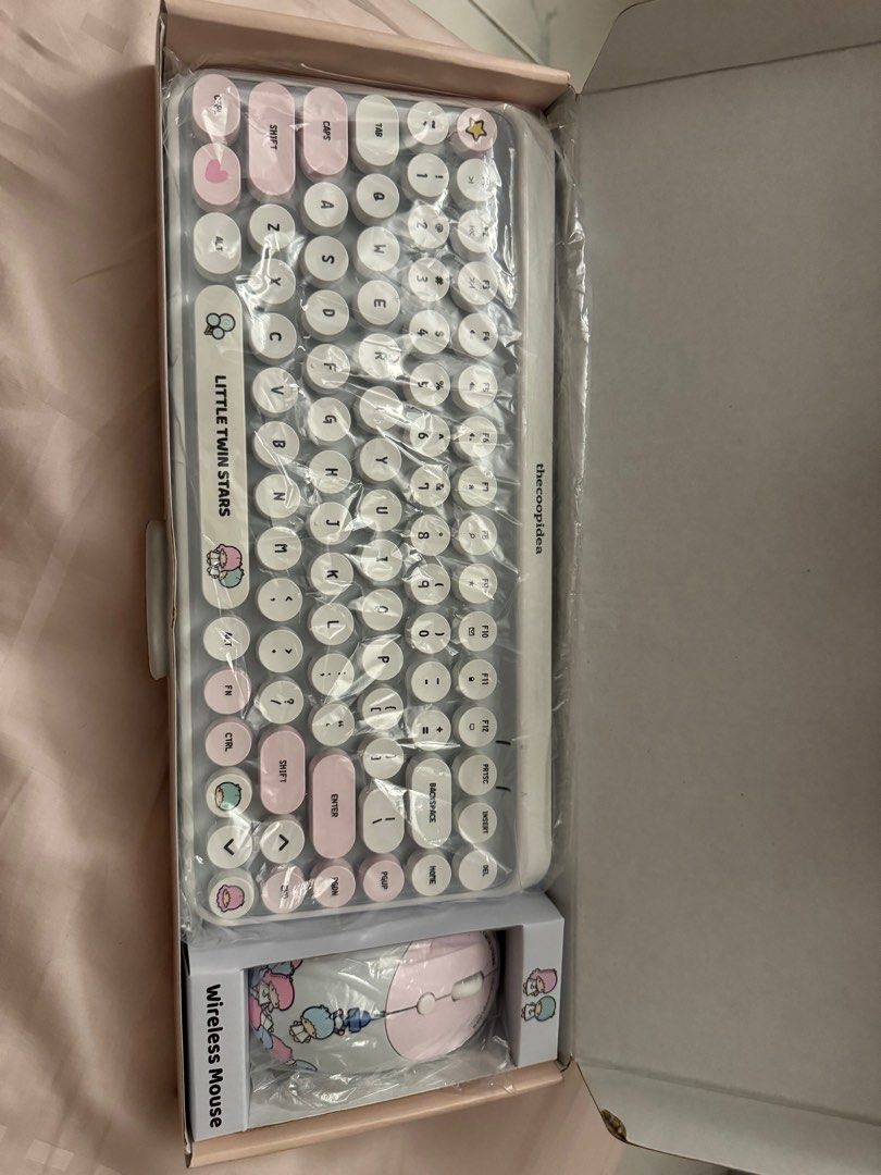 thecoopidea TAPPY Wireless Keyboard Set - Little Twin Stars, Computers ...