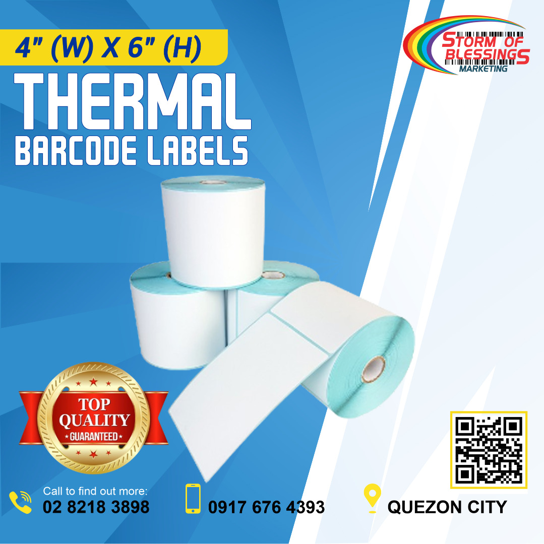 Thermal Waybill Barcode Labels No Ribbon Needed, Computers & Tech ...