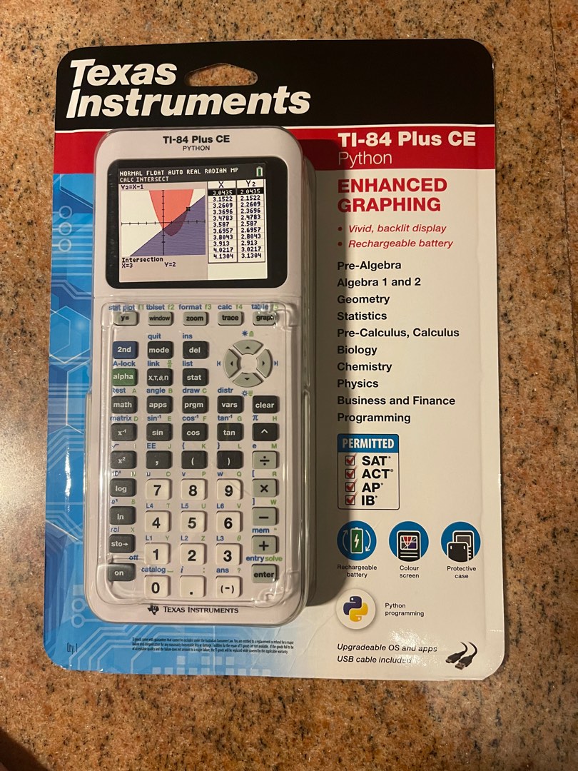 Ti 84 Plus Ce Python Bnib Hobbies And Toys Stationery And Craft Stationery And School Supplies On 