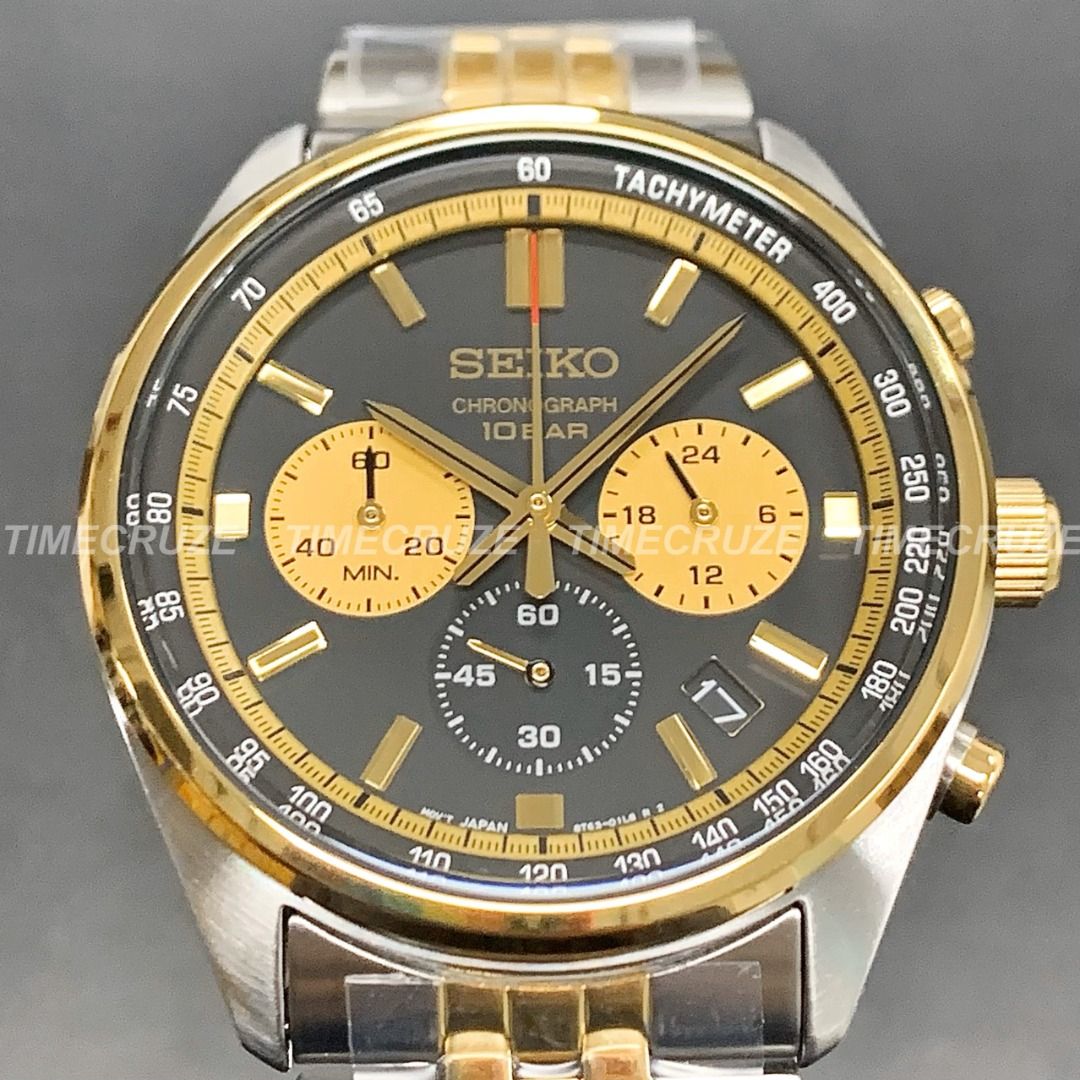 [Time Cruze] Seiko SSB430P1 Conceptual Quartz Chronograph Tachymeter ...