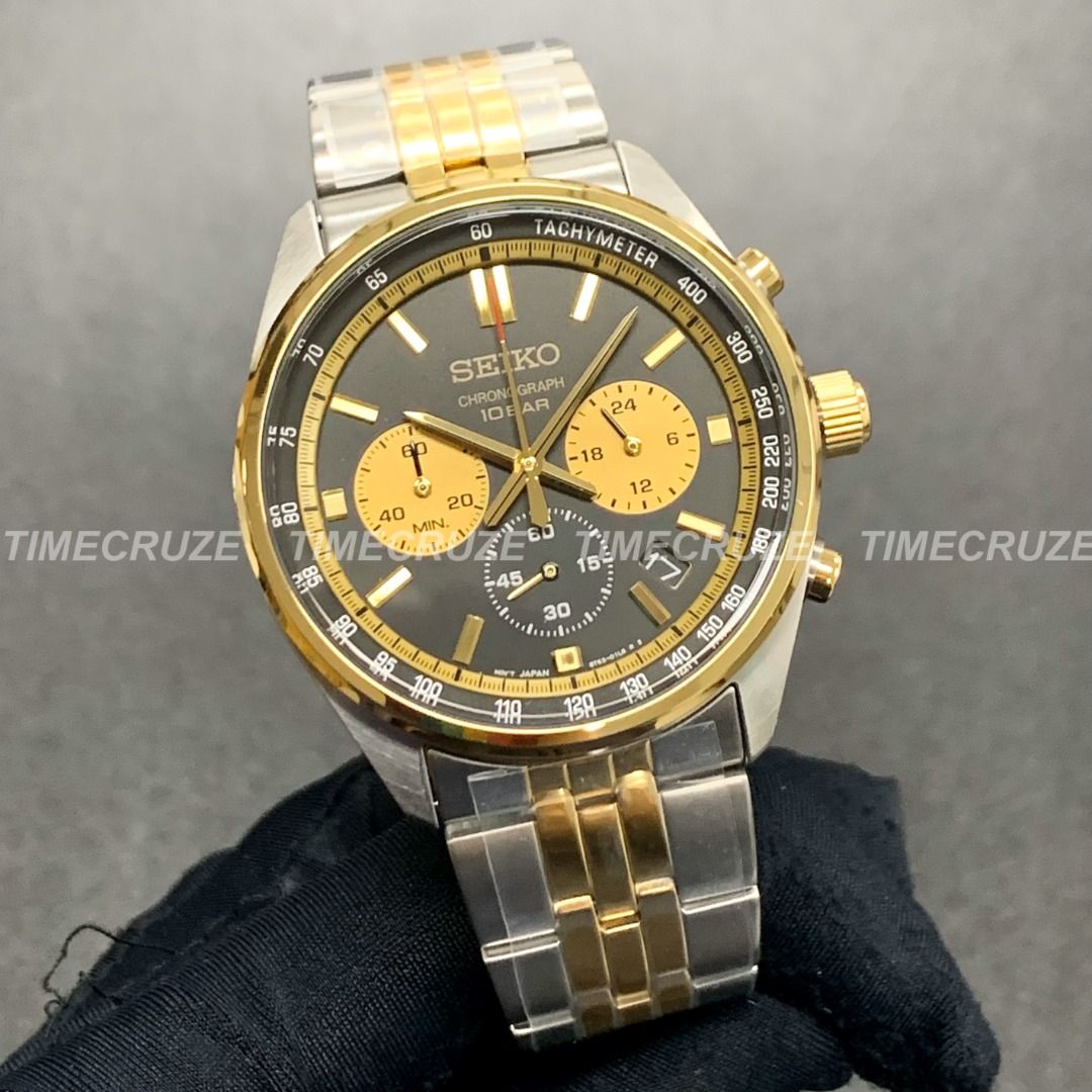 [Time Cruze] Seiko SSB430P1 Conceptual Quartz Chronograph Tachymeter ...