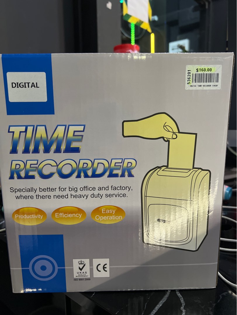 Time recorder, TV & Home Appliances, Other Home Appliances on Carousell