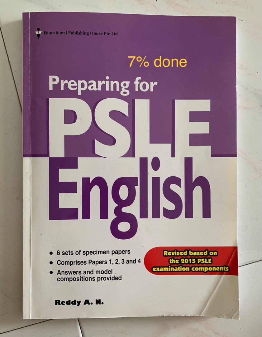 To Bless: Partially done P6 English and Maths Assessment Books, Hobbies ...