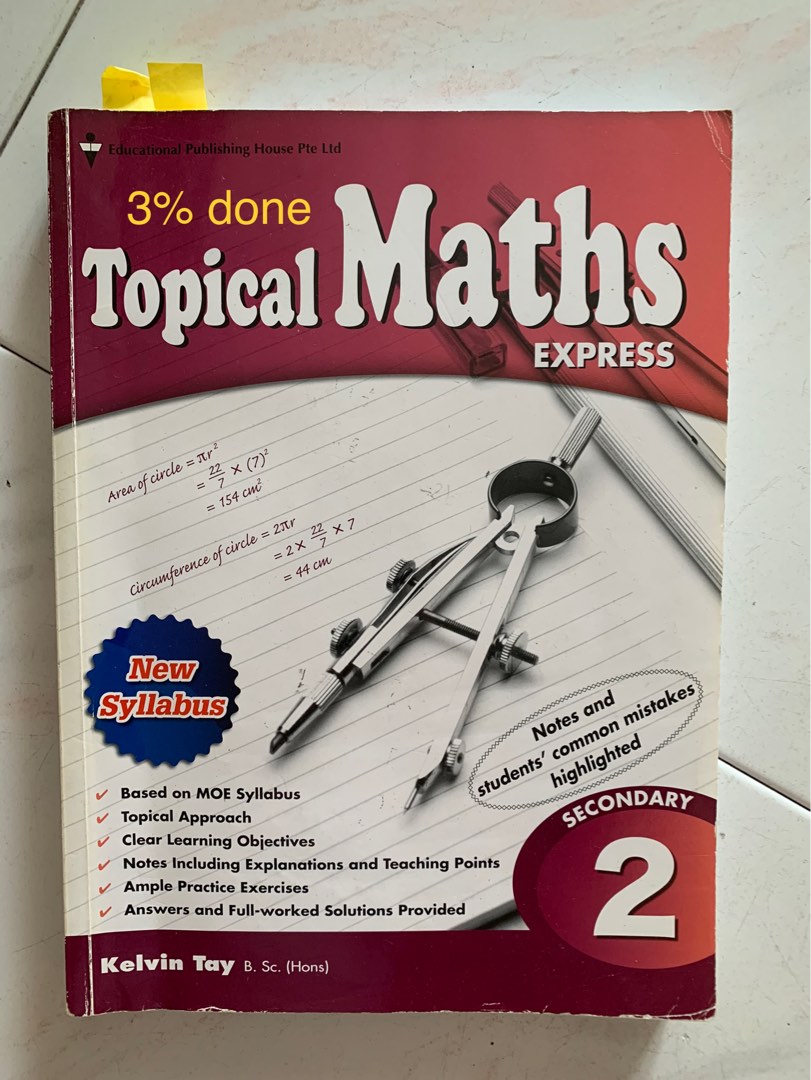 To Bless: Partially done Secondary 2 Maths Assessment, Hobbies & Toys ...