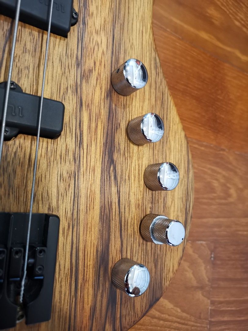 Tom Clement Singlecut Fretless 5-String Bass guitar, Hobbies & Toys ...