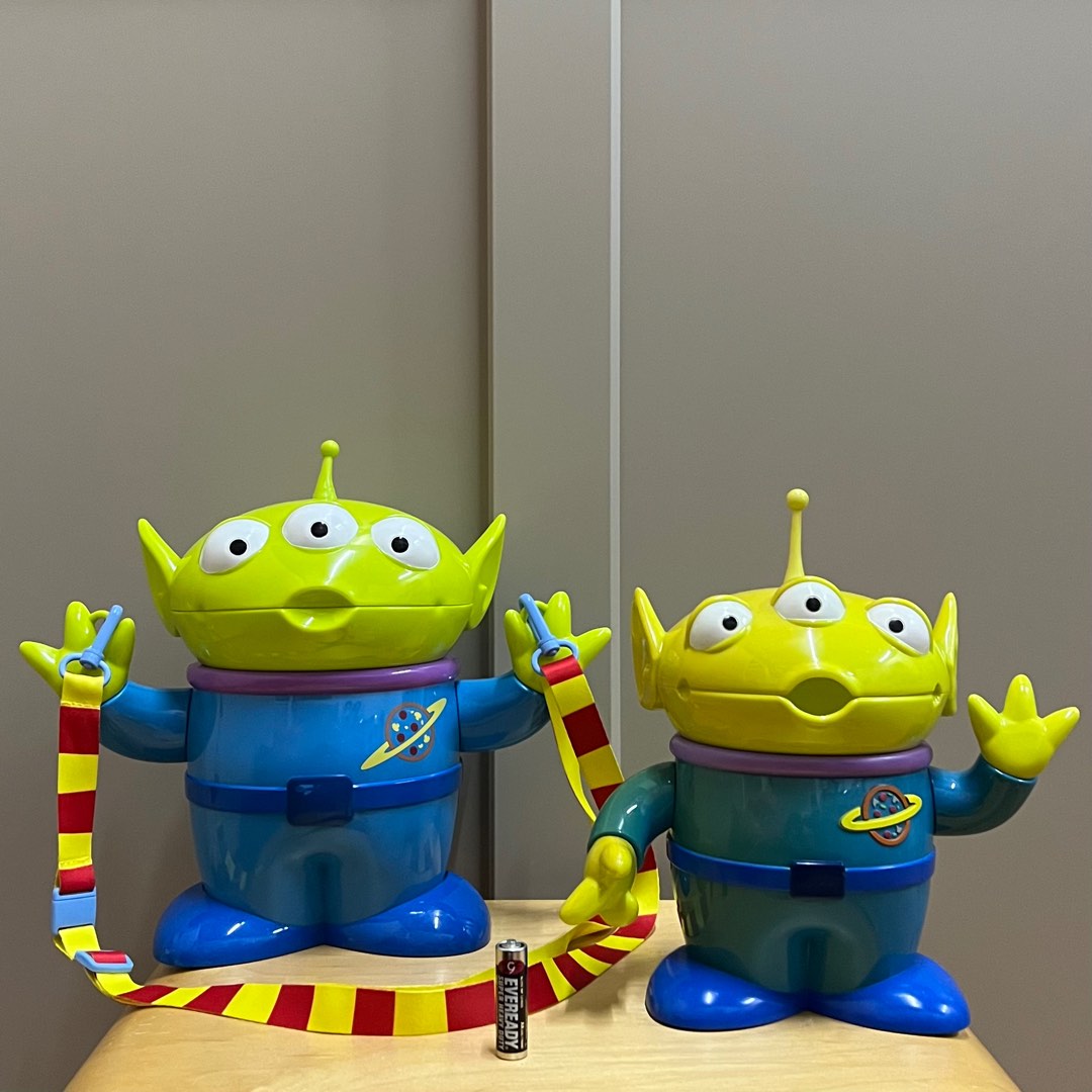 Toy Story Alien / Little Green Men Disney Popcorn Bucket & Coin Piggy ...