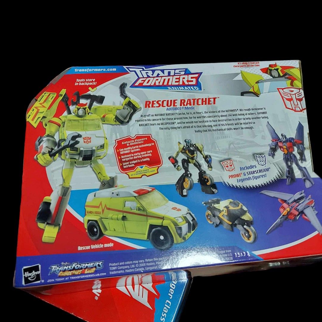 Aspack Set Transformers Animated Jetfire and Jetstorm Rare Mint |Rescue ...