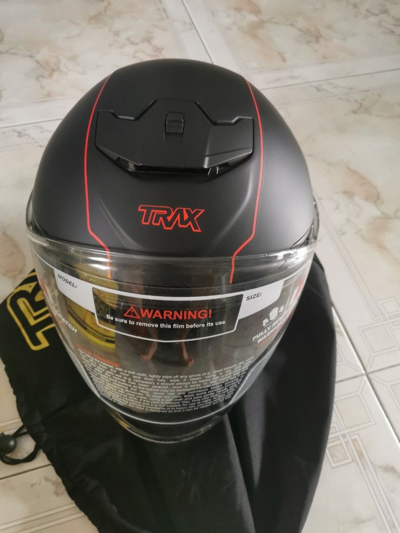 Trax Helmet, Motorcycles, Motorcycle Accessories on Carousell
