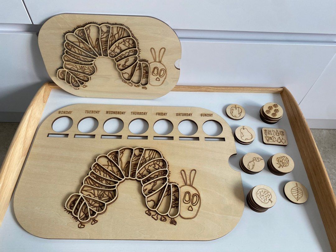 Trofast / Flisat inserts and tokens for the hungry caterpillar, Hobbies ...