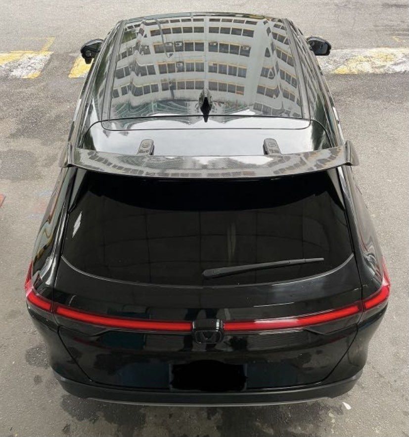 Universal SUV rear spoiler Carbon fibre / Honda vezel / Toyota CHR ...