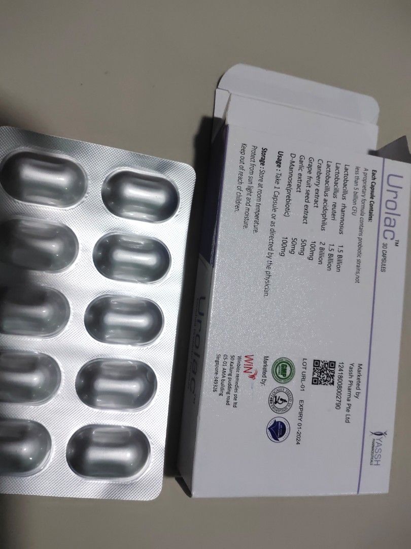 Urolac probiotics, Health & Nutrition, Medical Supplies & Tools on ...