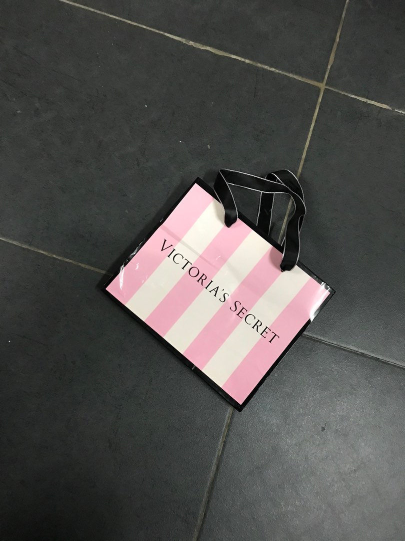 Victoria's Secret Paper Bag, Luxury, Bags & Wallets on Carousell